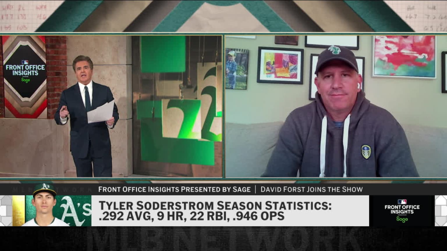 David Forst on the Athletics' season, Jacob Wilson | 04/28/2025 | MLB.com