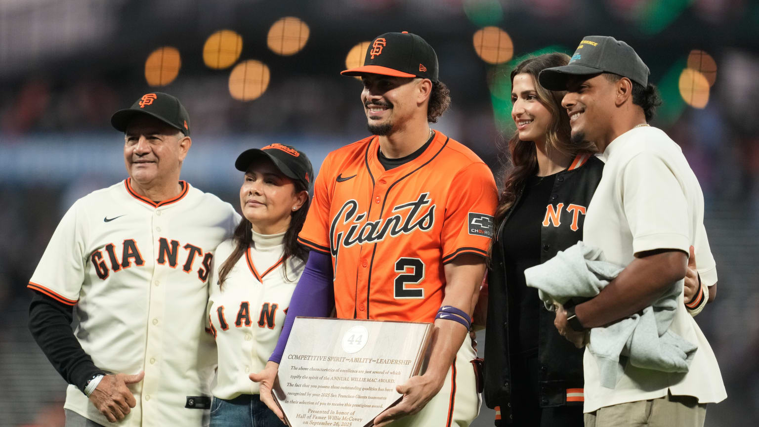 Willy Adames receives Willie Mac Award | 09/26/2025 | MLB.com