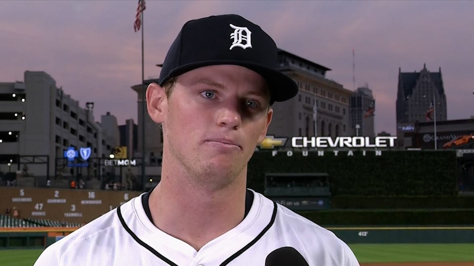 Troy Melton reacts to his first career win | 07/28/2025 | Detroit Tigers