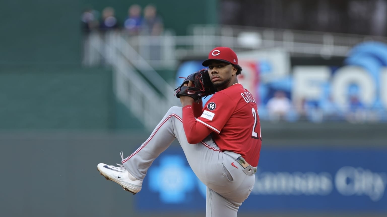 Hunter Greene strikes out Bobby Witt Jr. | 05/28/2025 | Cincinnati Reds