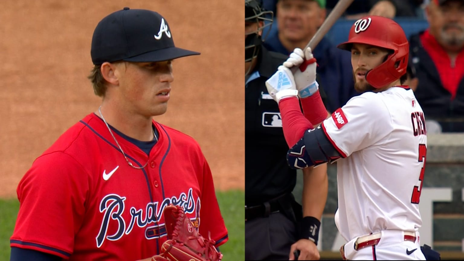 Waldrep, Crews match up for first time since college | 09/17/2025 ...