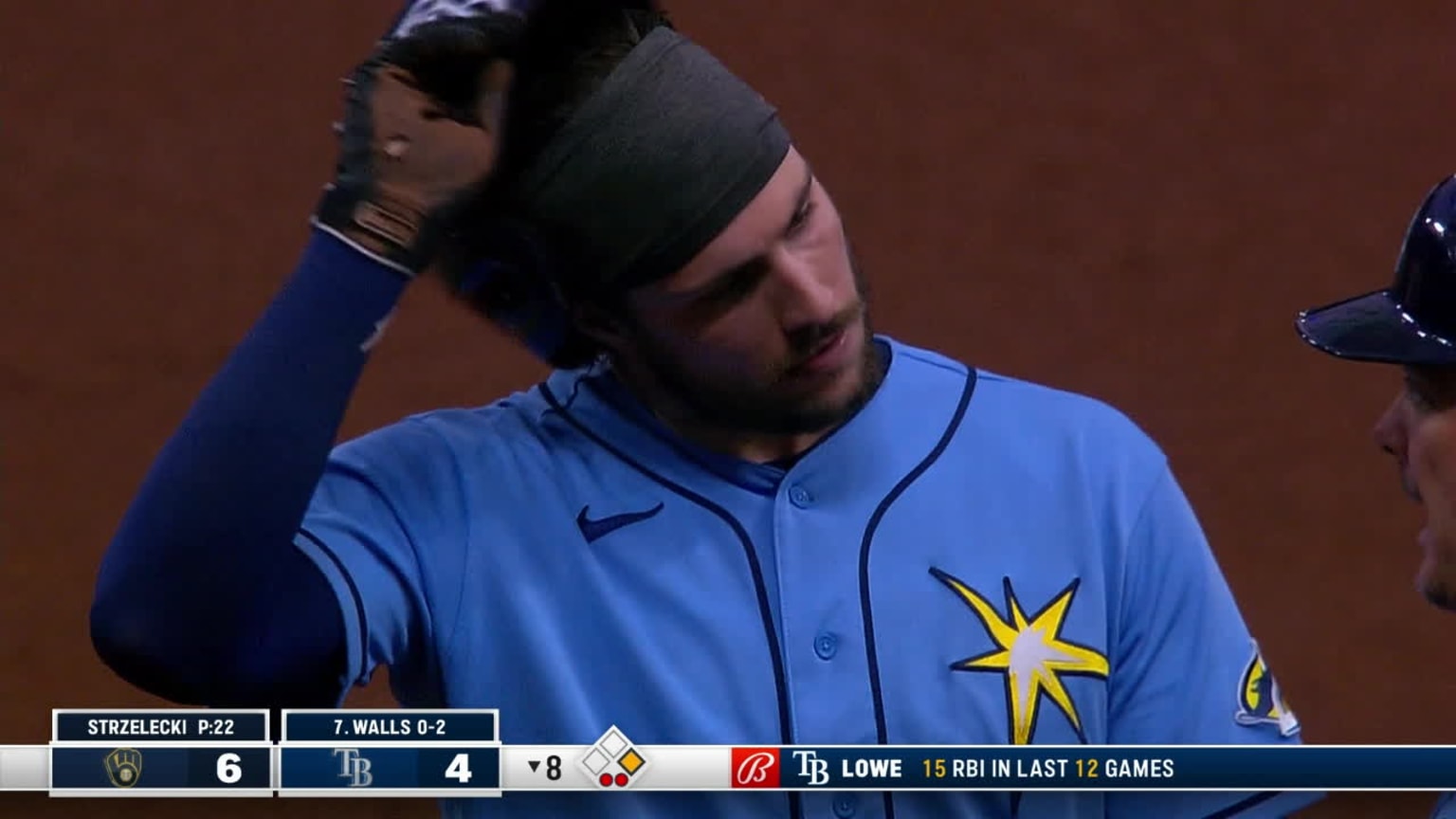 Josh Lowe scores Randy Arozarena in the 8th inning | 05/21/2023 | Tampa ...