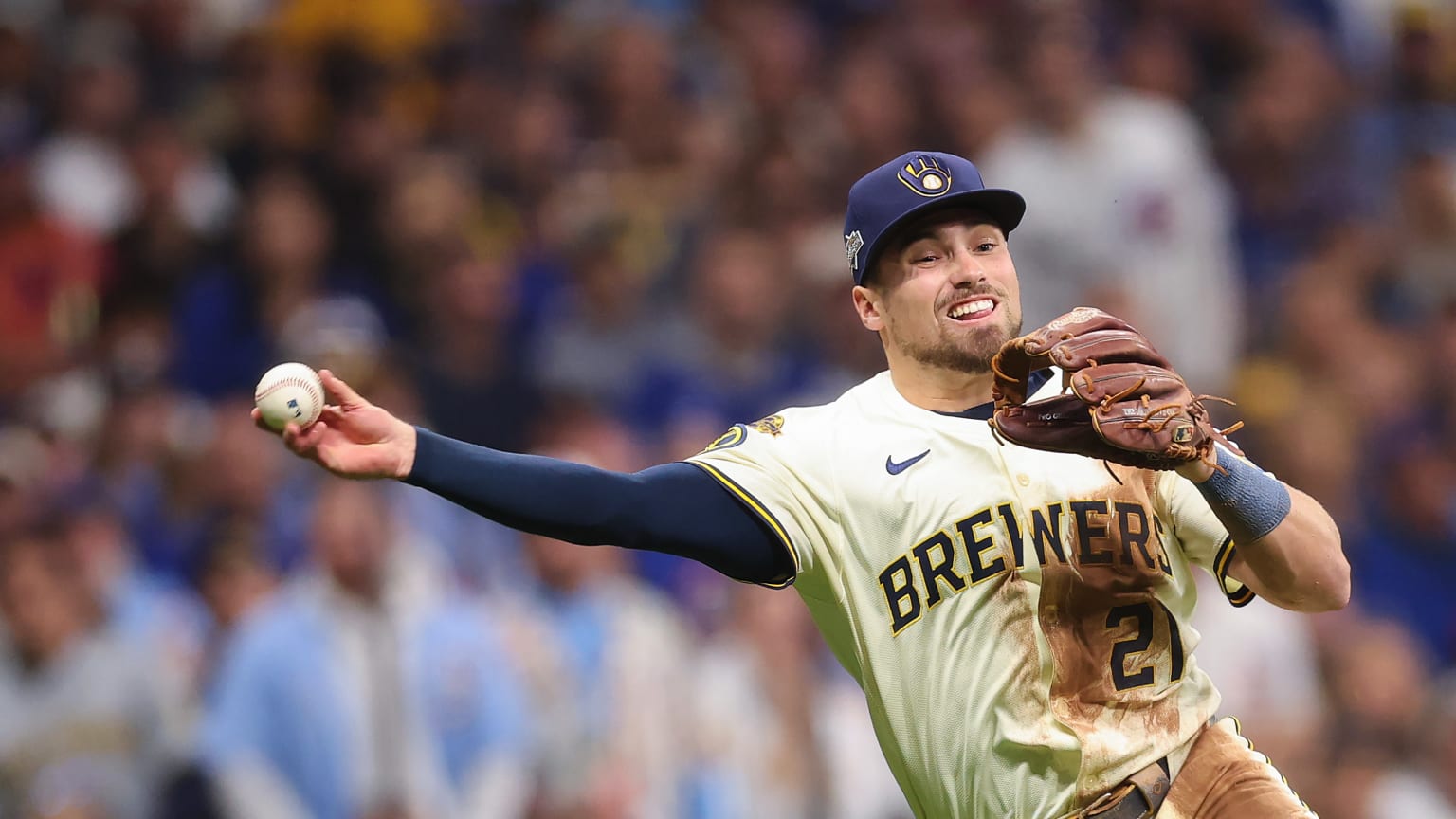 Caleb Durbin's nice play | 10/11/2025 | MLB.com