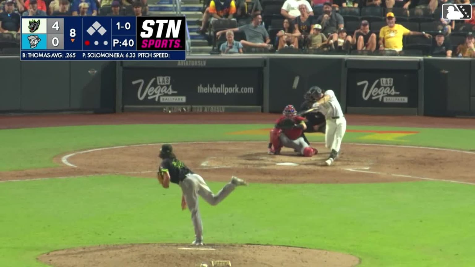 Colby Thomas' solo home run | 09/08/2024 | Athletics