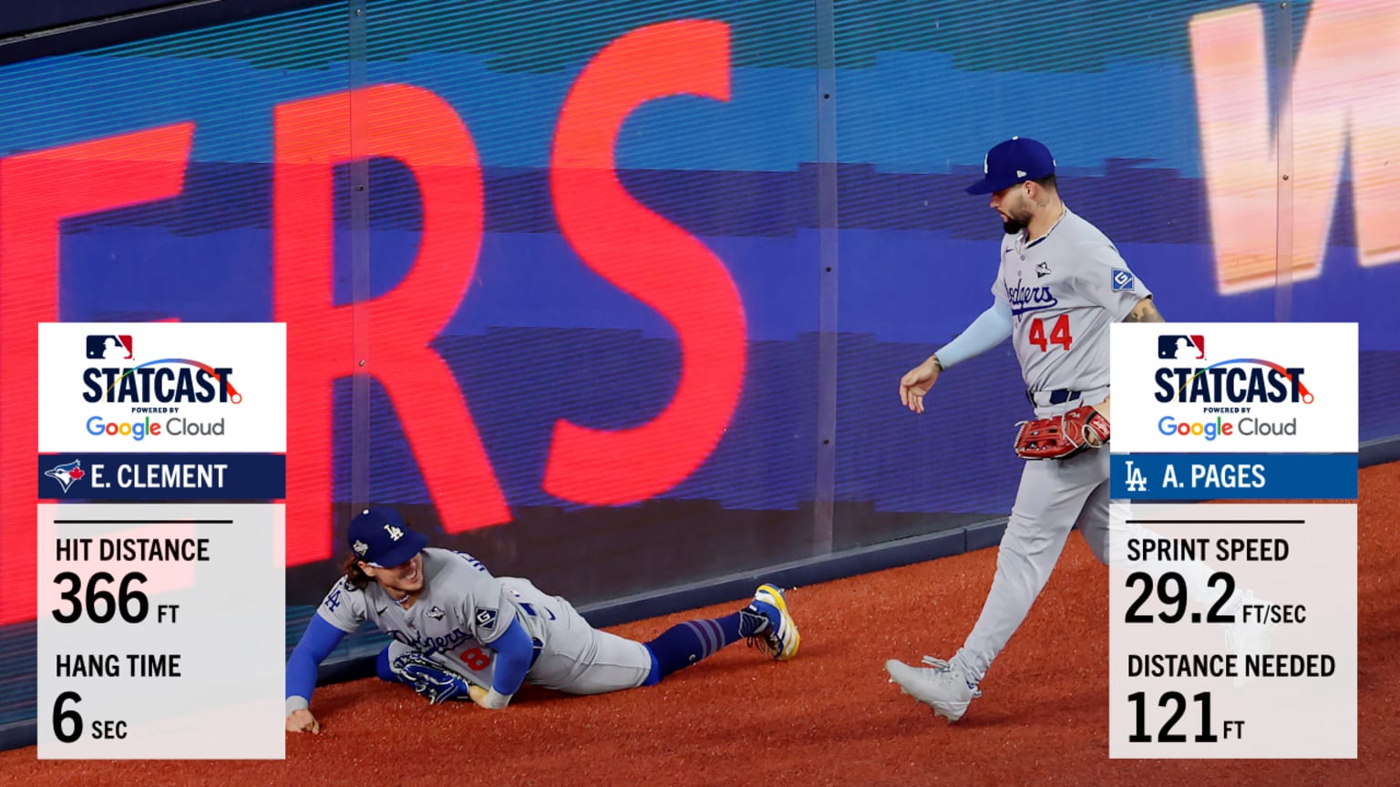 Andy Pages covers 121 ft. to send Game 7 to extras | 11/01/2025 | MLB Japan