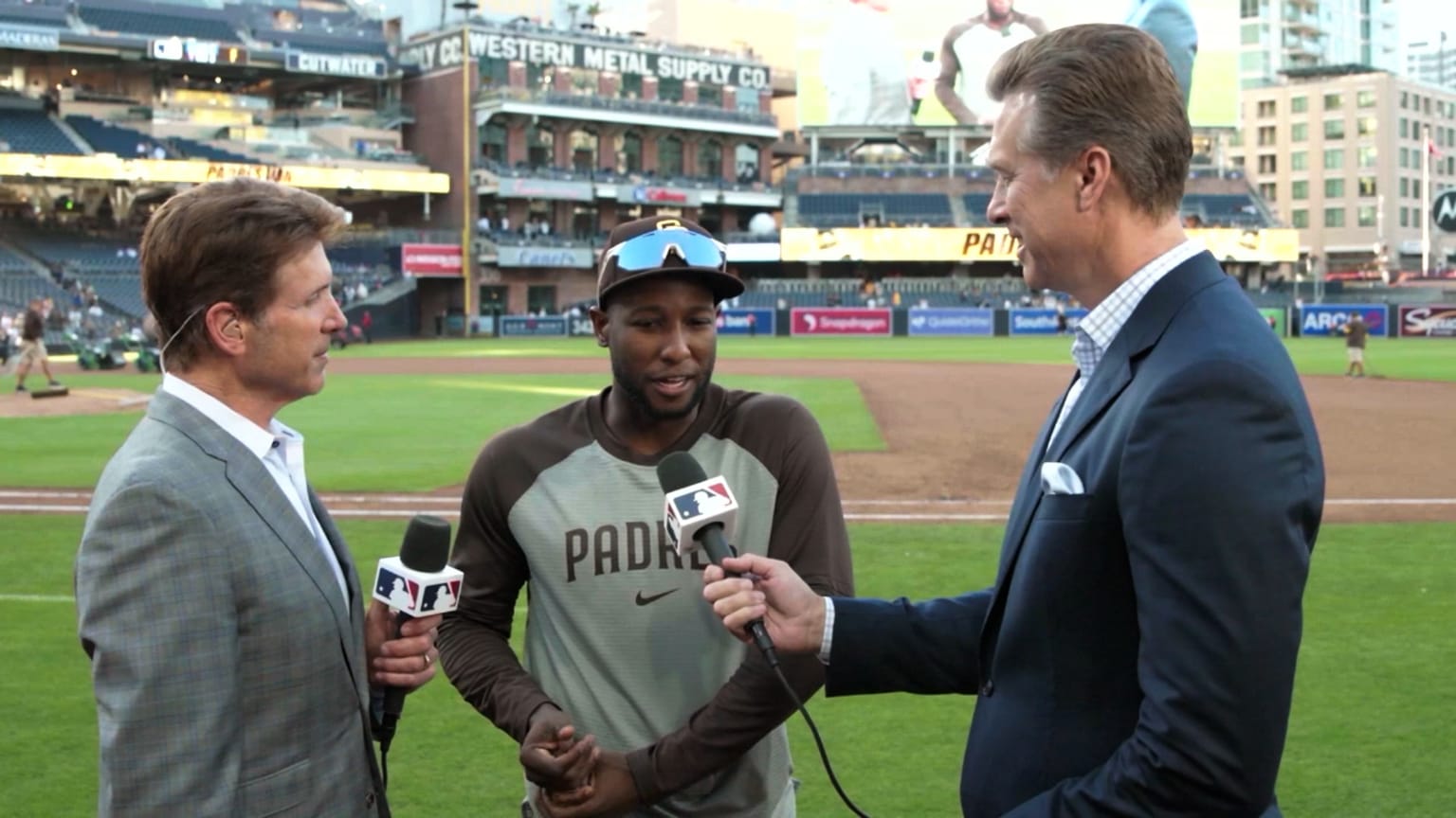Jurickson Profar on his 3 hit, 3 RBI game | 04/10/2024 | San Diego Padres