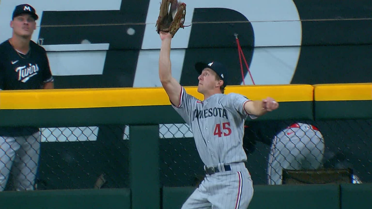 Andrew Stevenson leaps to take away an extra base hit | 09/01/2023 ...