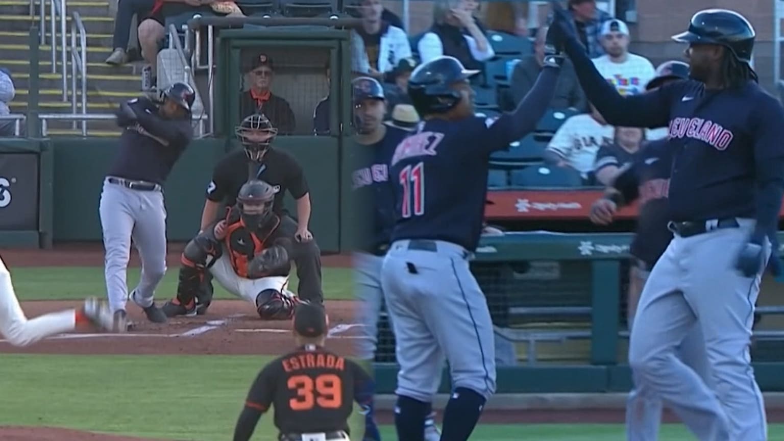 Josh Bell starts the game off with a bang | 03/23/2023 | MLB.com