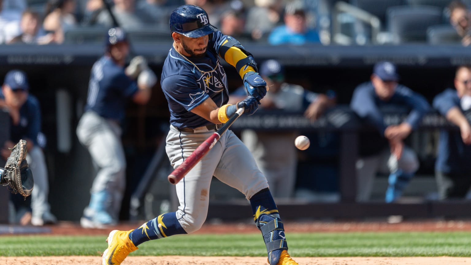 José Caballero rips a double to score Richie Palacios | 04/20/2024 | Tampa Bay Rays