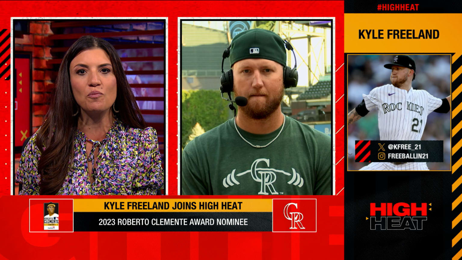 Kyle Freeland discusses Roberto Clemente nomination | 09/13/2023 ...