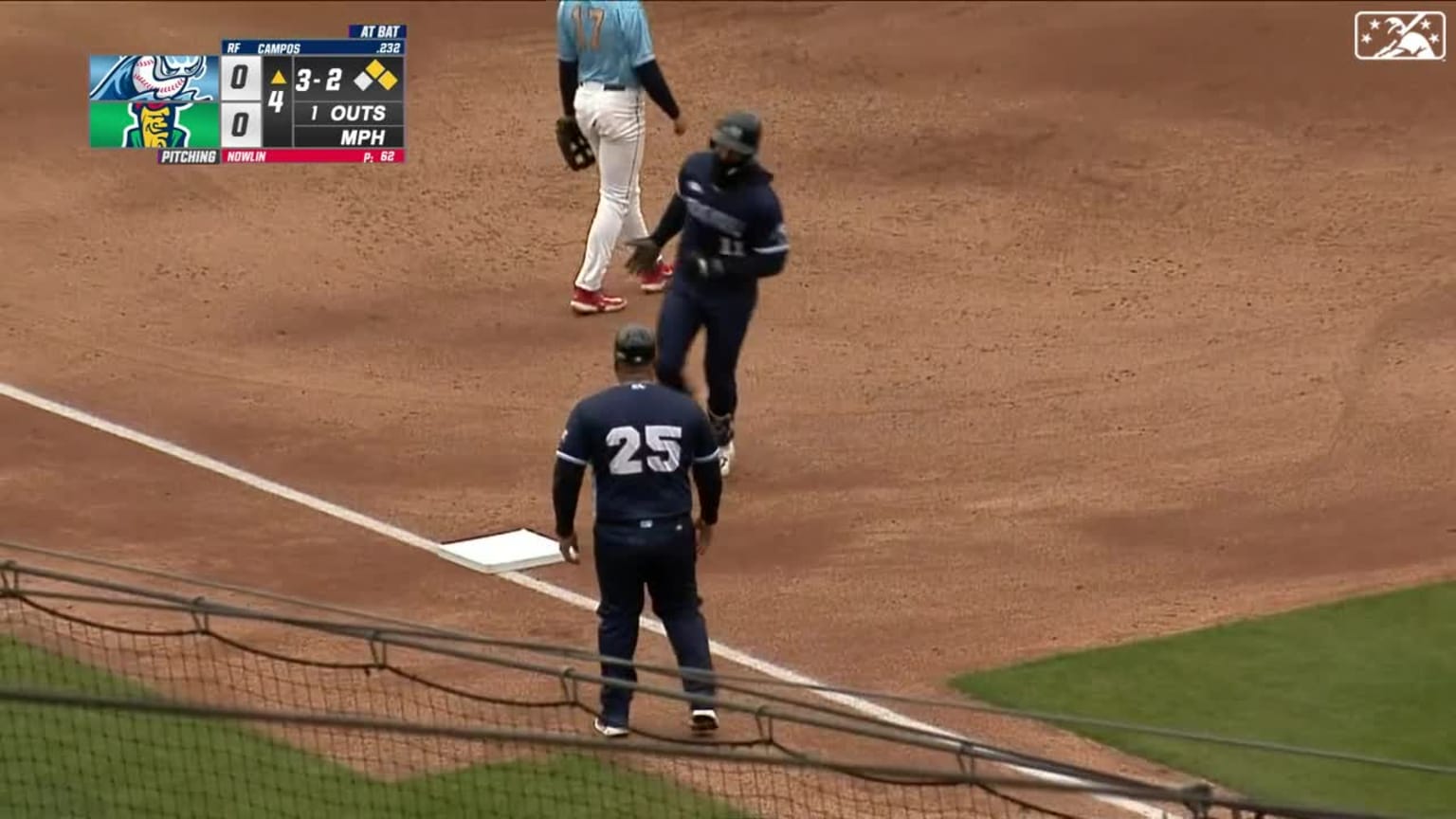 Roberto Campos hits a three-run homer to right field | 04/30/2023 | MLB.com