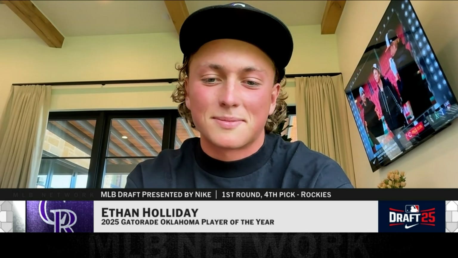 Ethan Holliday on being drafted by Rockies | 07/13/2025 | MLB.com