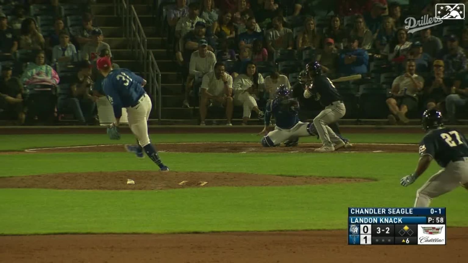 Landon Knack records his fifth strikeout for Double-A | 05/06/2023 ...