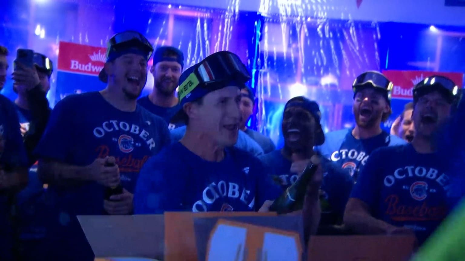 Craig Counsell addresses the clubhouse after win | 10/02/2025 | Chicago ...