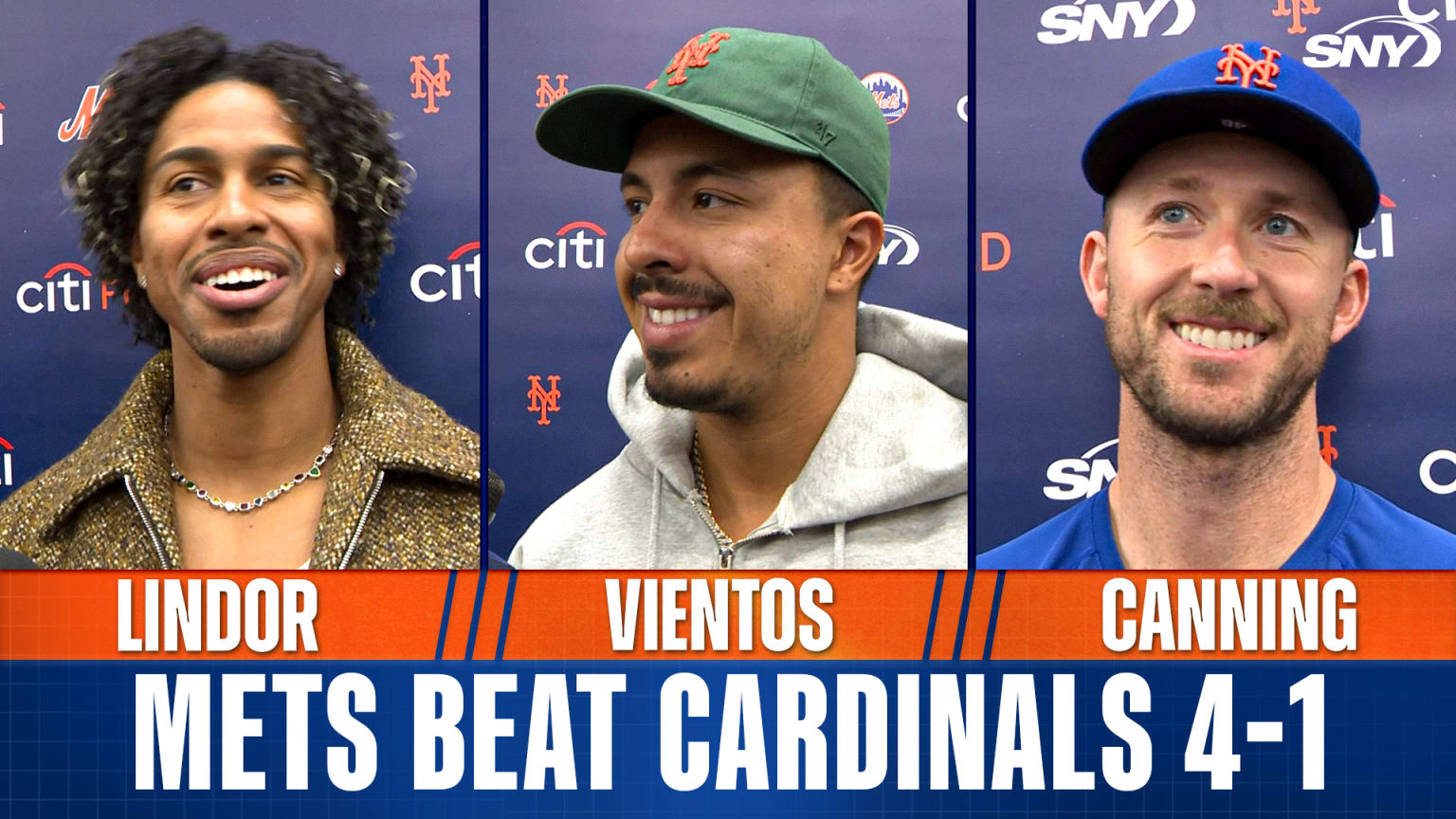 Lindor, Vientos, and Canning on Mets win | 04/17/2025 | MLB.com