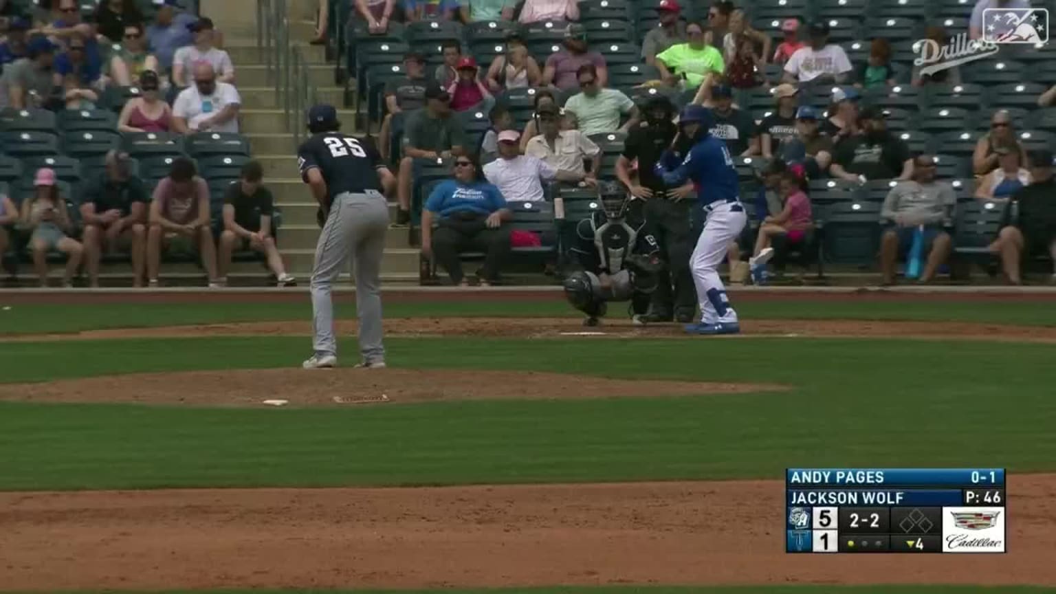 Jackson Wolf fans two batters in the 4th innings | 05/07/2023 | MLB.com