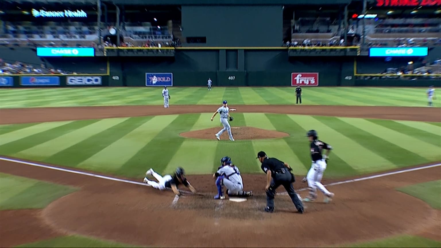 D-backs unsuccessfully challenge call at the plate | 09/14/2022 ...