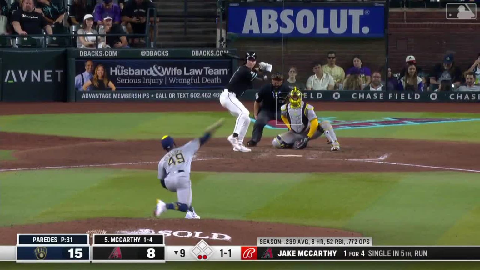 Enoli Paredes sella el triunfo 15-8 de los Cerveceros | 14/09/2024 ...