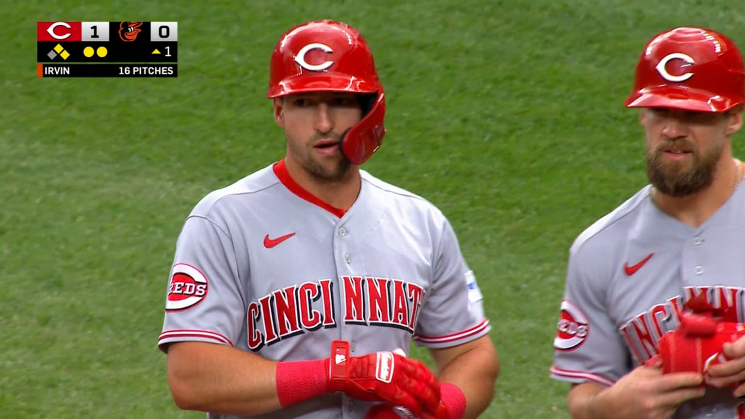 Spencer Steer lines an RBI single for the first run | 06/26/2023 ...