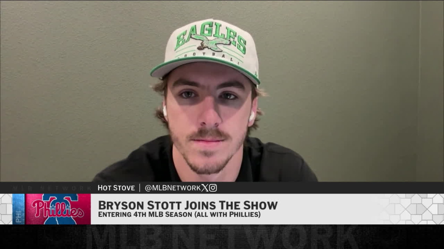 Bryson Stott on Spring Training, being an Eagles fan | 07/02/2025 | Los ...