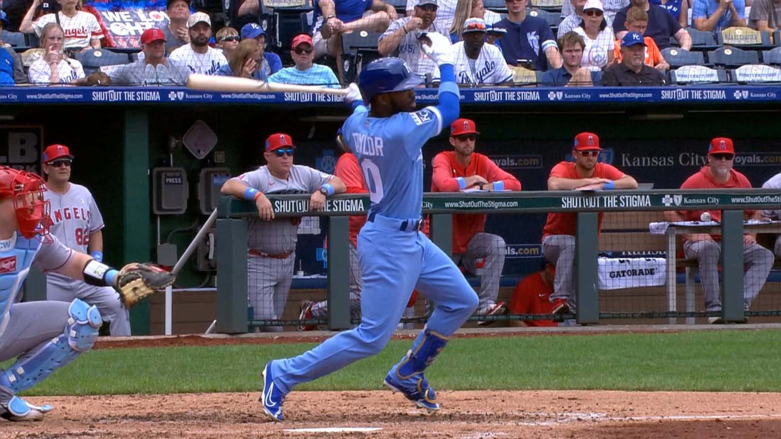 Samad Taylor hits RBI single to give Royals 2-1 lead | 06/18/2023 ...