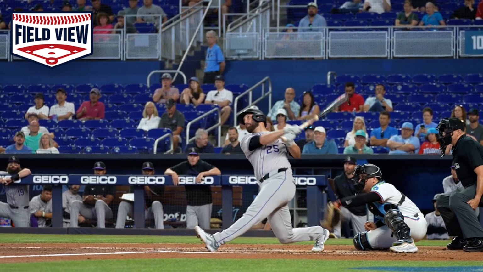 Field view: Jacob Stallings' three-run home run | 05/02/2024 | MLB.com