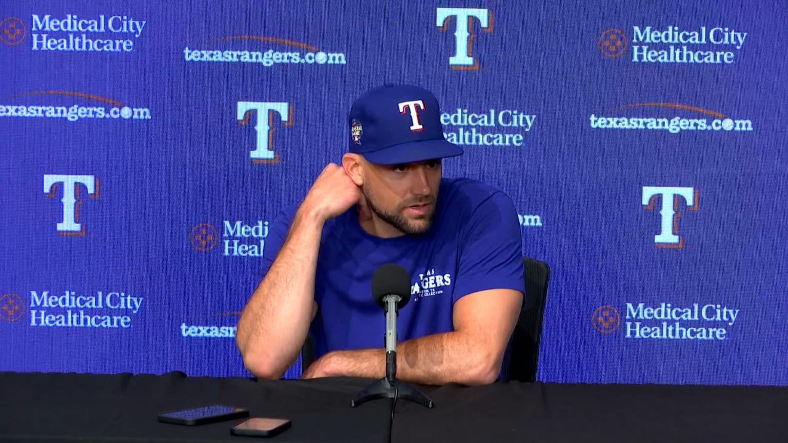 Nathan Eovaldi sobre su dominante salida | 02/07/2024 | Los Rangers de ...