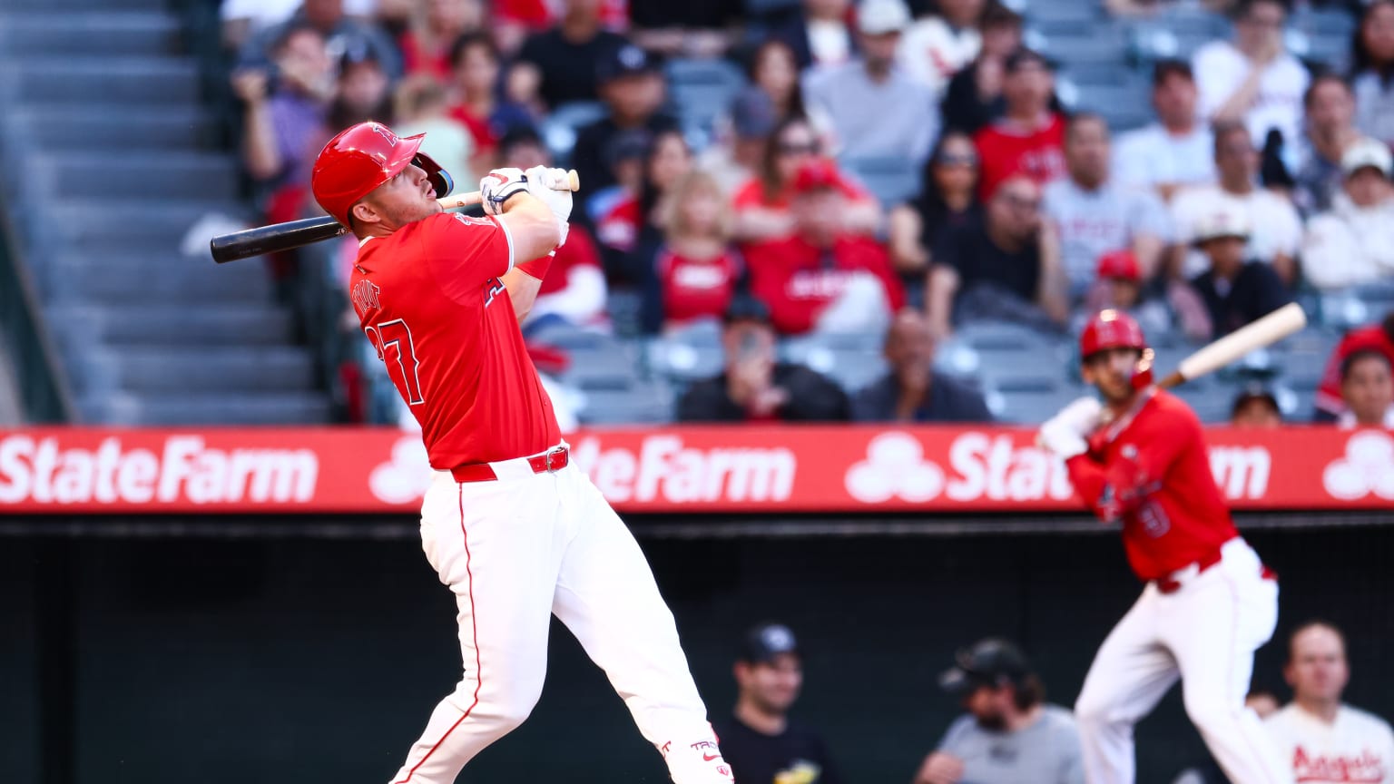 Mike Trout's two-run home run (6) | 04/09/2024 | Los Angeles Angels