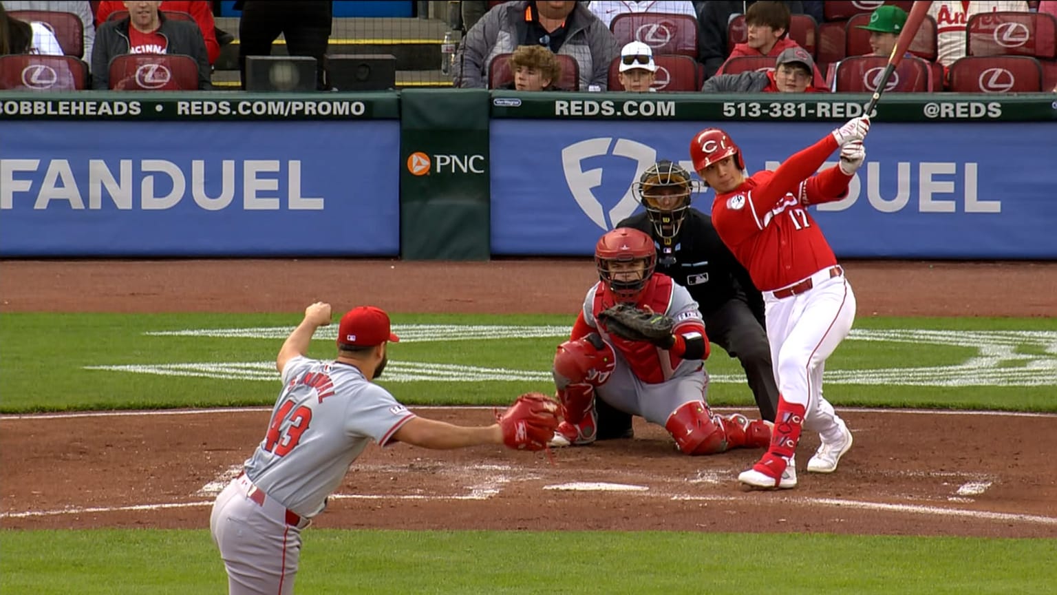 Stuart Fairchild's RBI double | 04/20/2024 | Cincinnati Reds