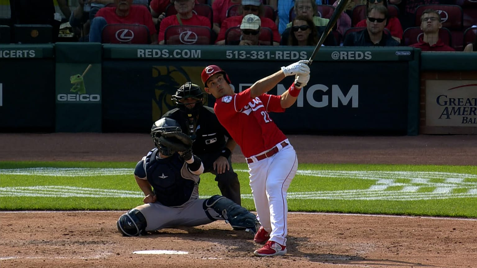 Luke Maile da jonrón de dos carreras en el 4to | 20/05/2023 | Los Reds ...