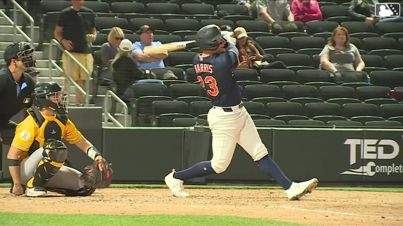 Brett Harris' solo home run | 04/12/2024 | MLB.com