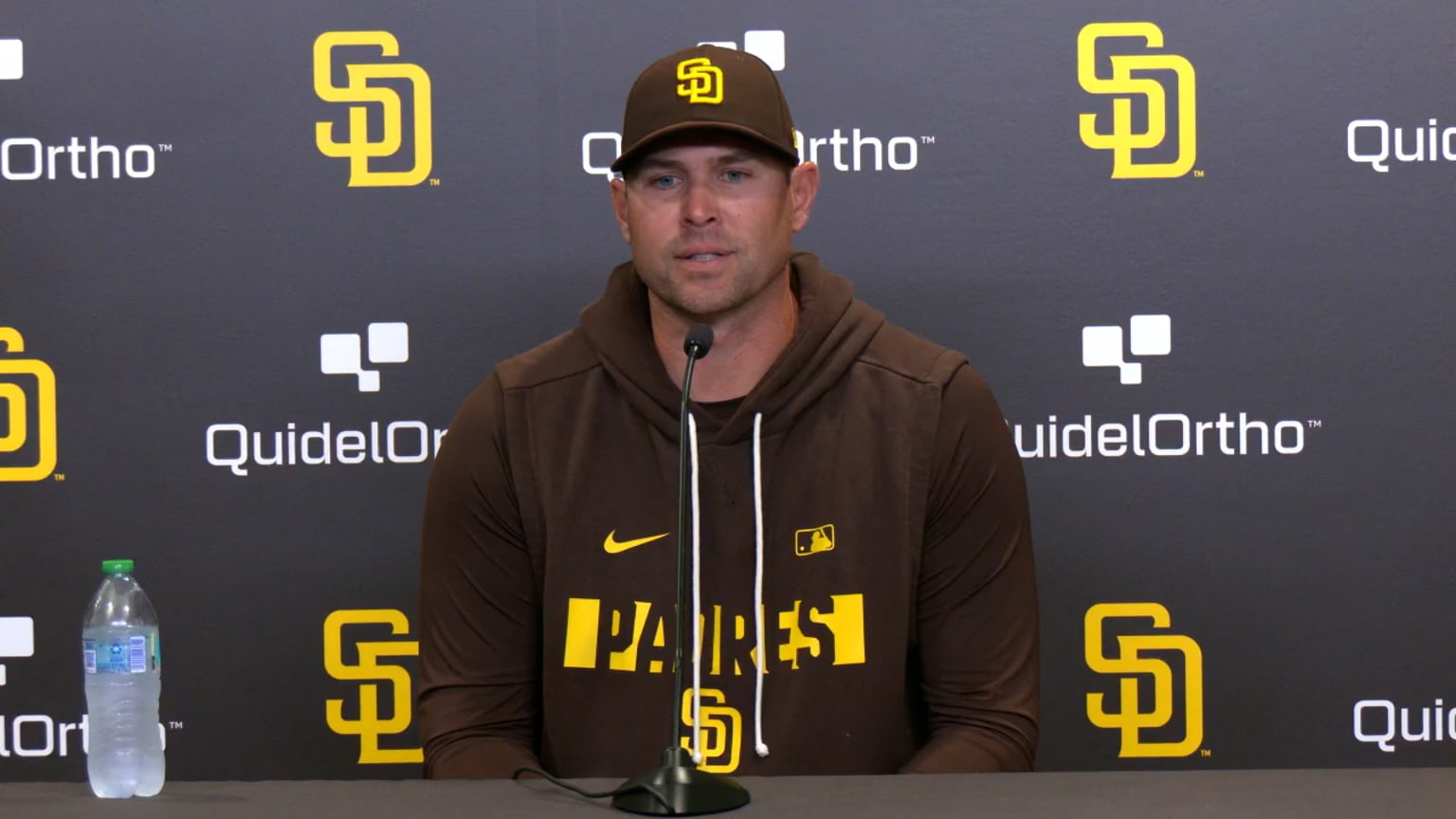 Craig Stammen on Tatis Jr. at second base, Laureano | 04/11/2026 | MLB.com