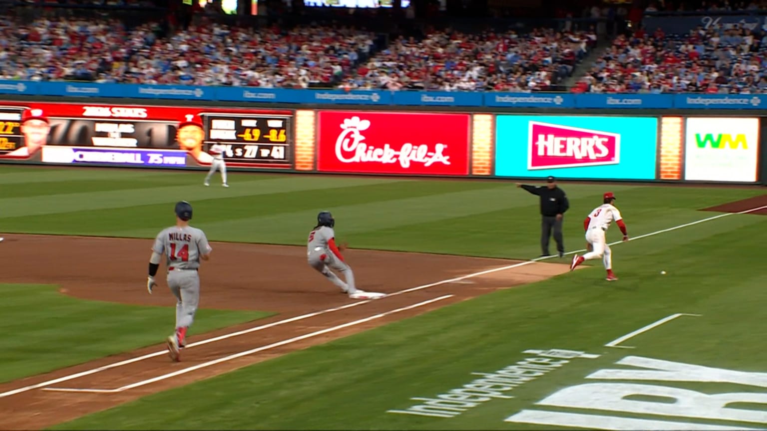 Brady House scores on a fielder's choice | 03/30/2026 | Washington ...