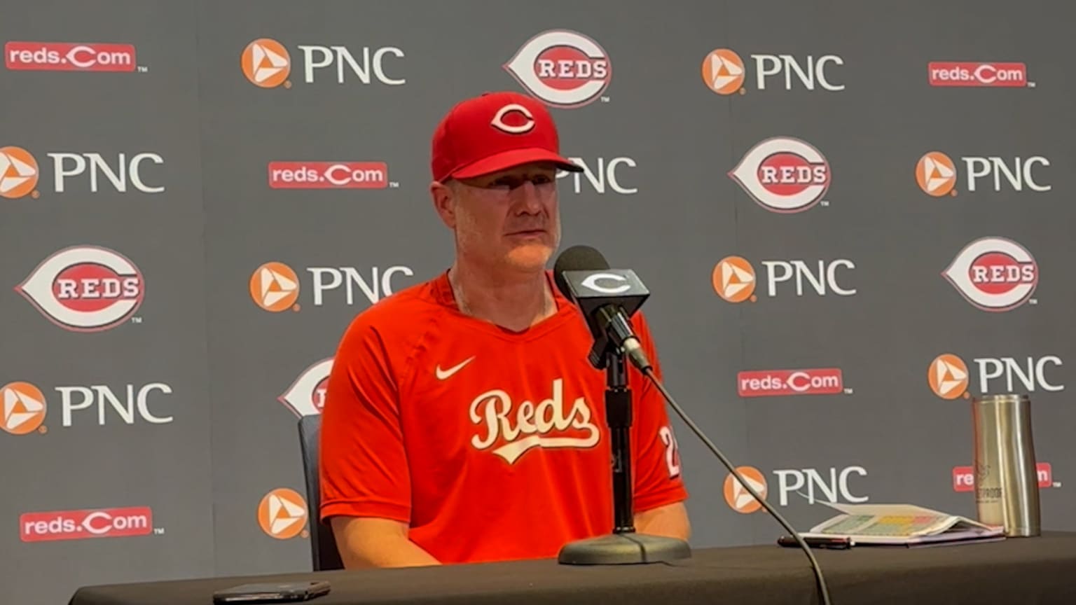 Reds manager David Bell on 7-3 loss to Nationals | 08/05/2023 ...