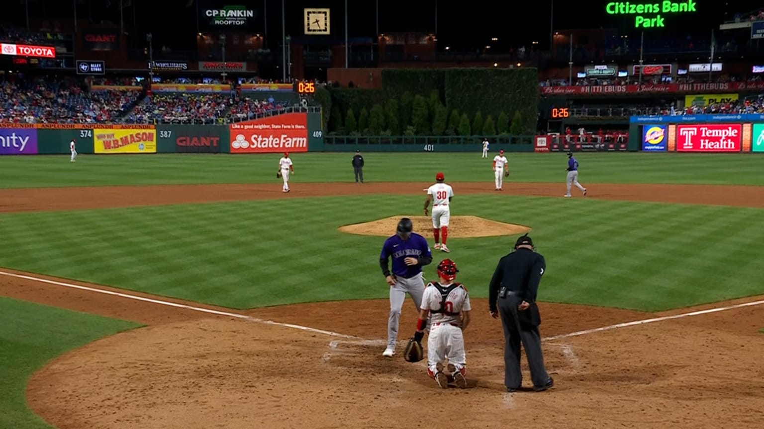 Ryan McMahon scores on a bases-loaded walk | 04/17/2024 | MLB.com