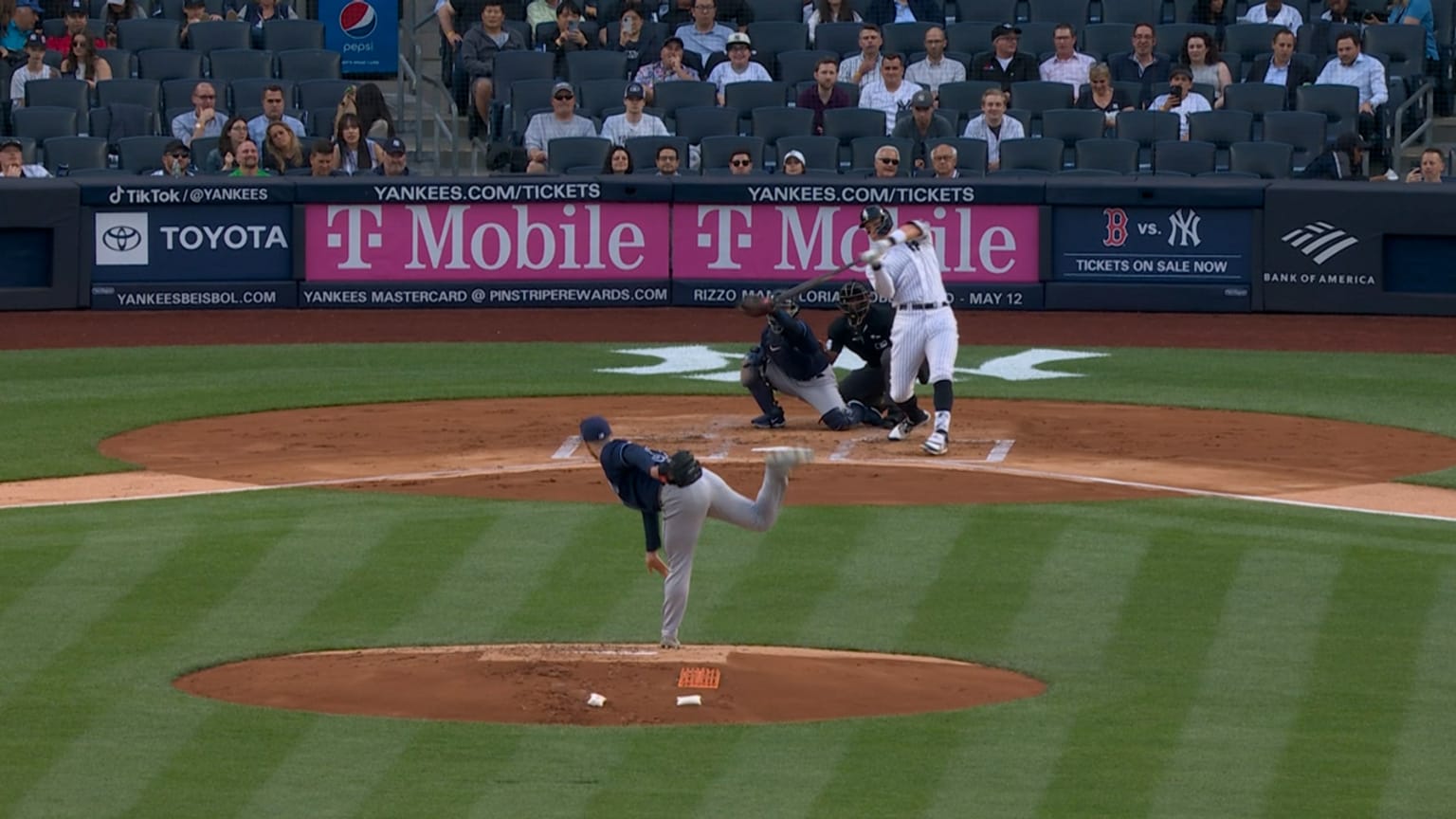 Drew Rasmussen strikes out Aaron Judge in the 1st | 05/11/2023 | Tampa ...
