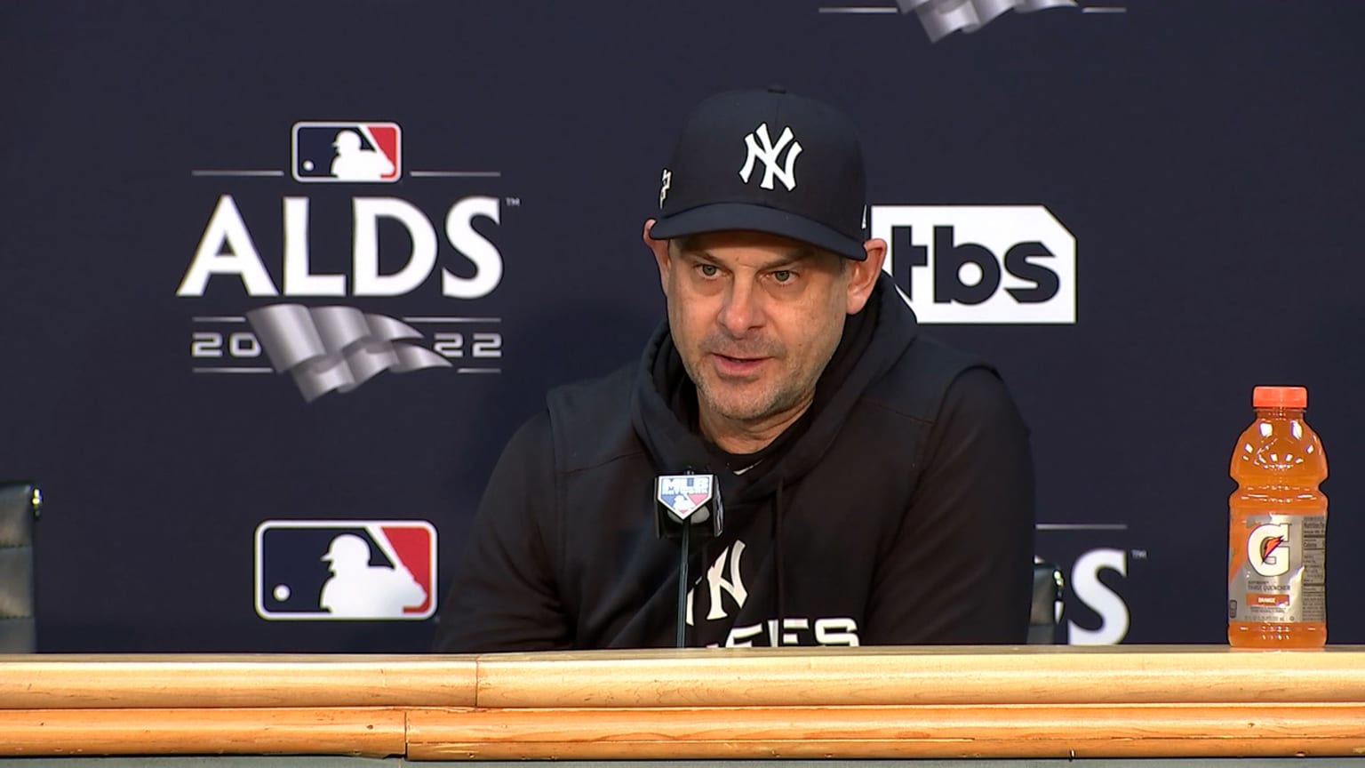Aaron Boone reflects on Gerrit Cole's Game 4 start | 10/16/2022 | New ...