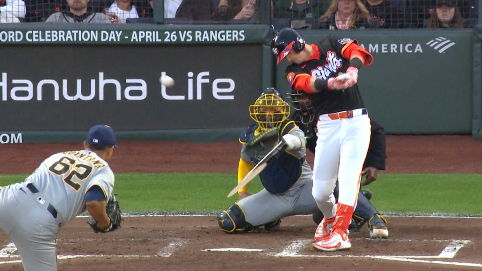 Tyler Fitzgerald's RBI single | 04/22/2025 | San Francisco Giants