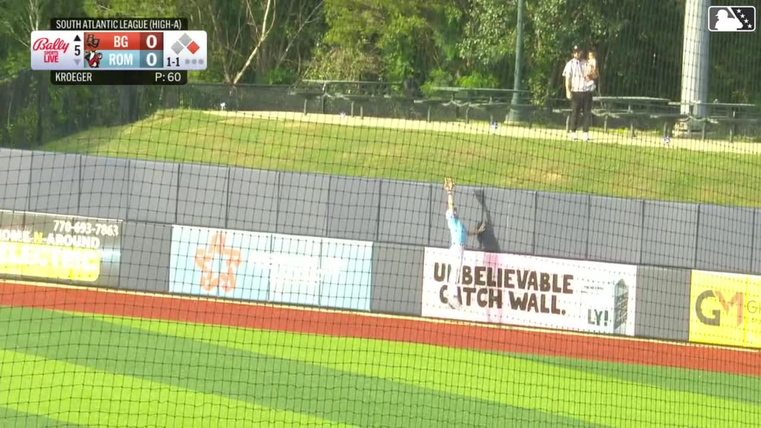 Patrick Clohisy makes a leaping catch | 07/03/2025 | MLB.com