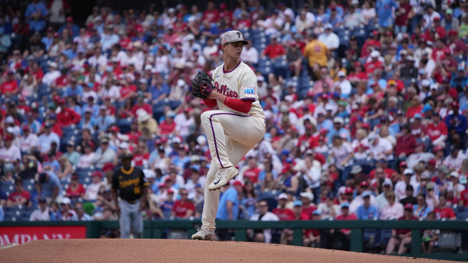 Mick Abel's first career strikeout | 05/18/2025 | Philadelphia Phillies