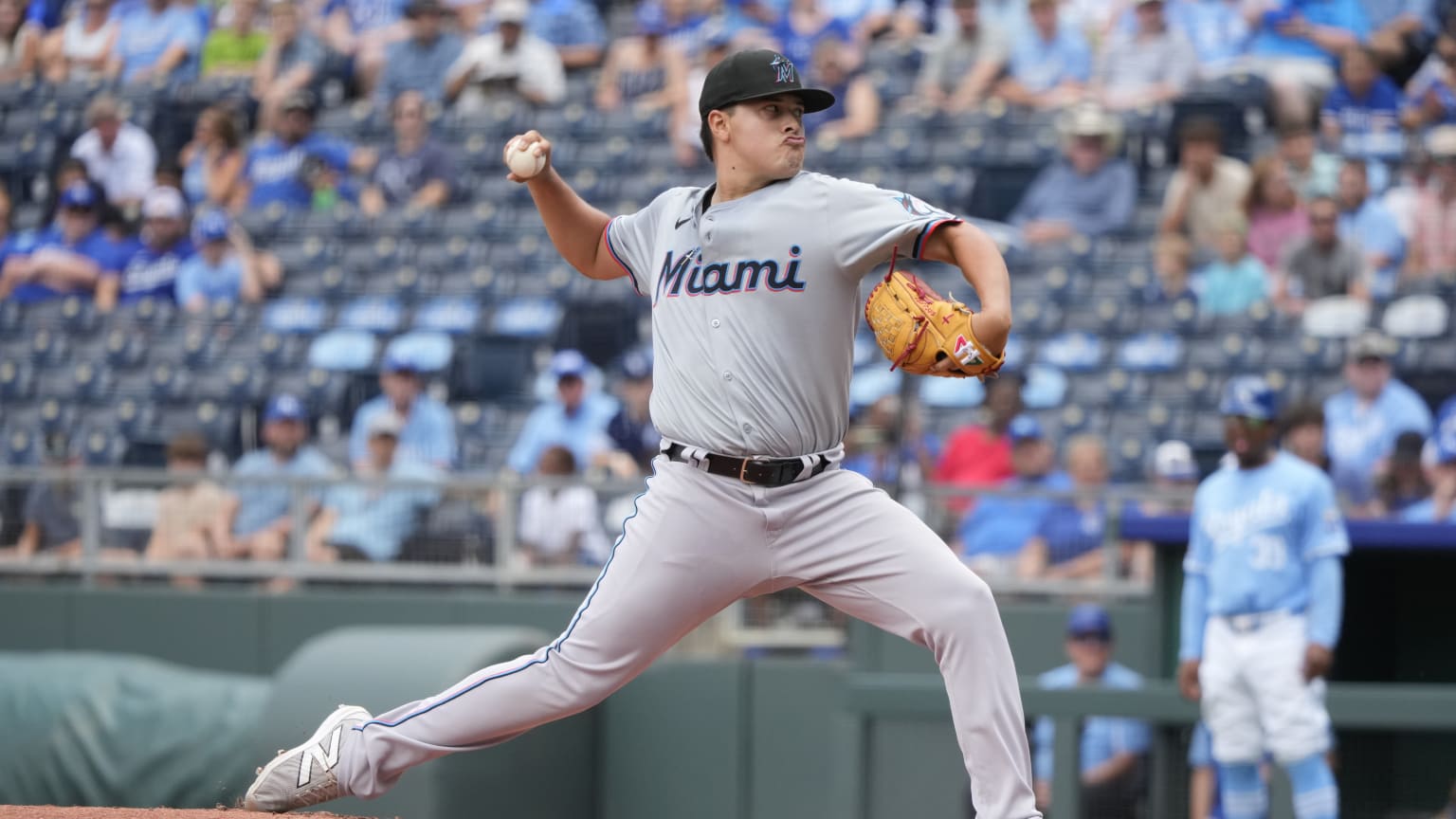 Valente Bellozo K's two | 06/26/2024 | Miami Marlins