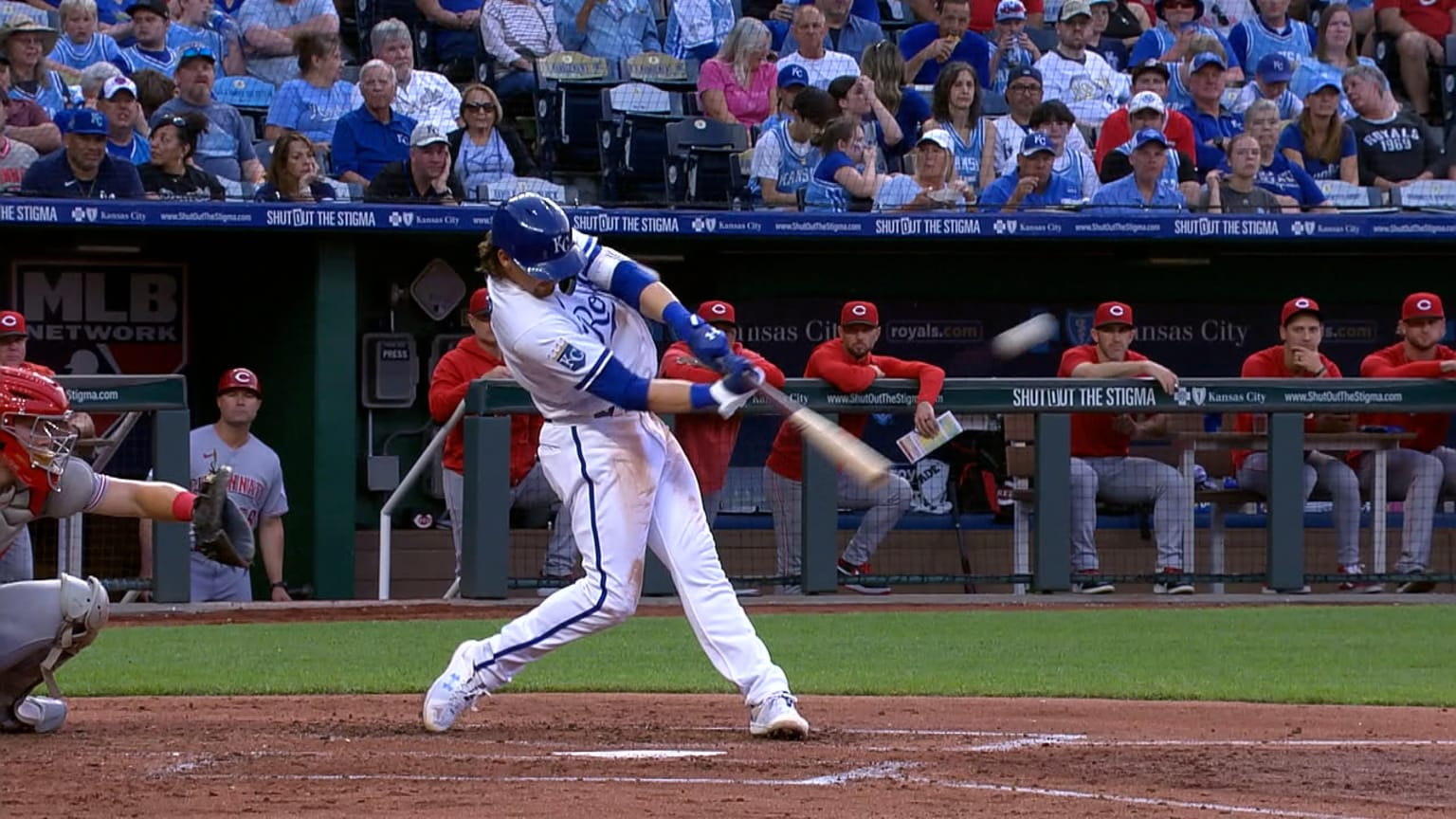 Witt smacks a two-run homer to make it a one-run game | 06/13/2023 ...