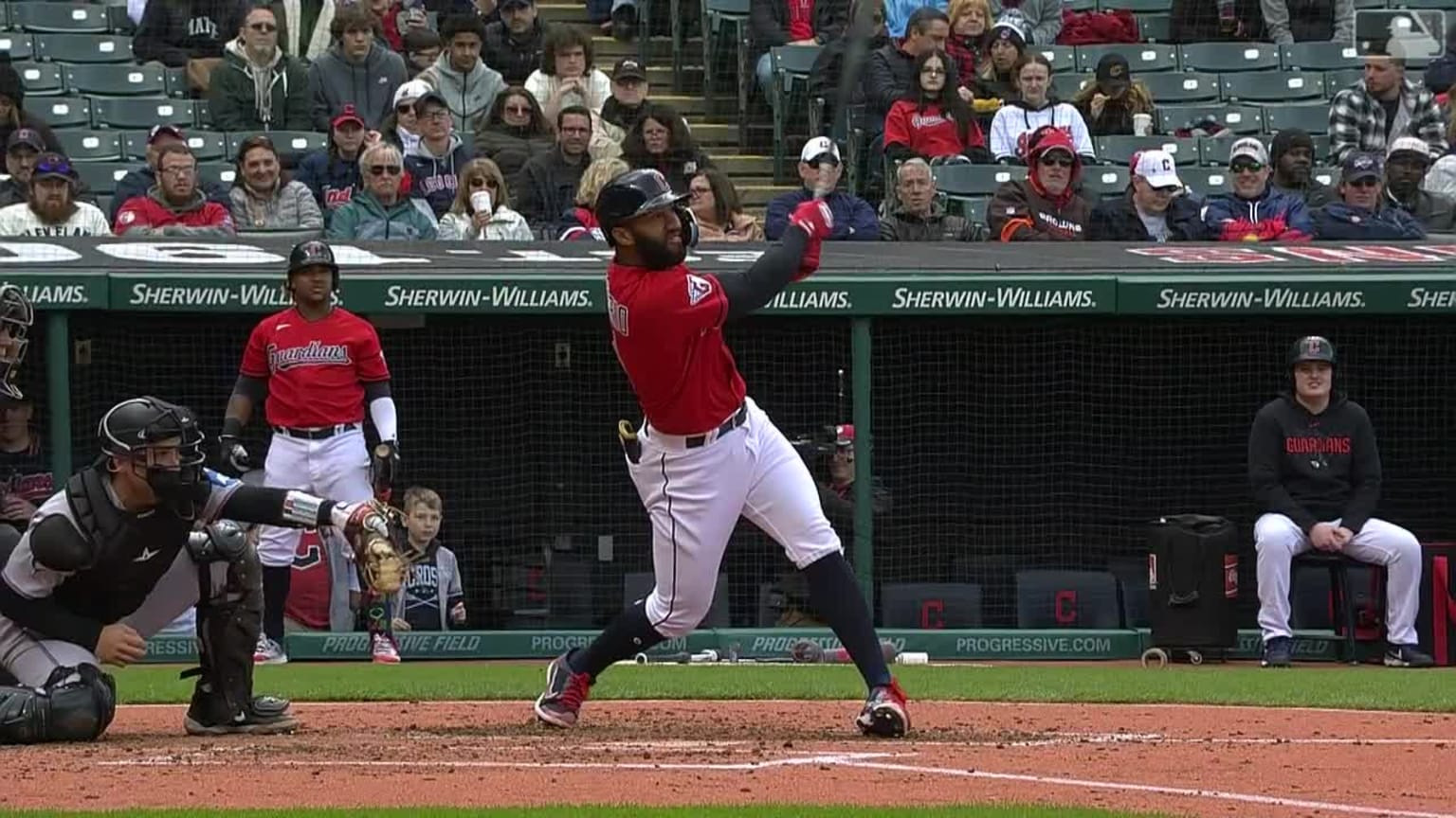 Amed Rosario goes 4-for-5 against Marlins | 04/23/2023 | Cleveland ...