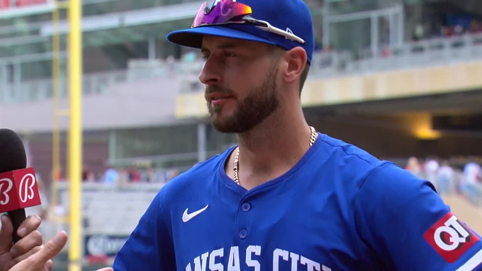 Paul DeJong on his big game, Royals' 4-1 win | 08/14/2024 | Kansas City ...
