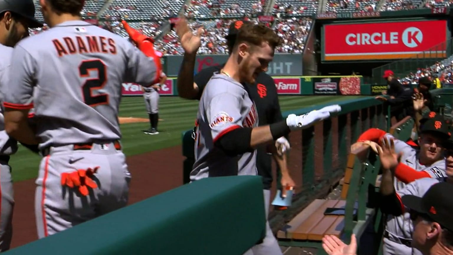 Sam Huff pega su primer jonrón en MLB | 20/04/2025 | Los Gigantes de ...