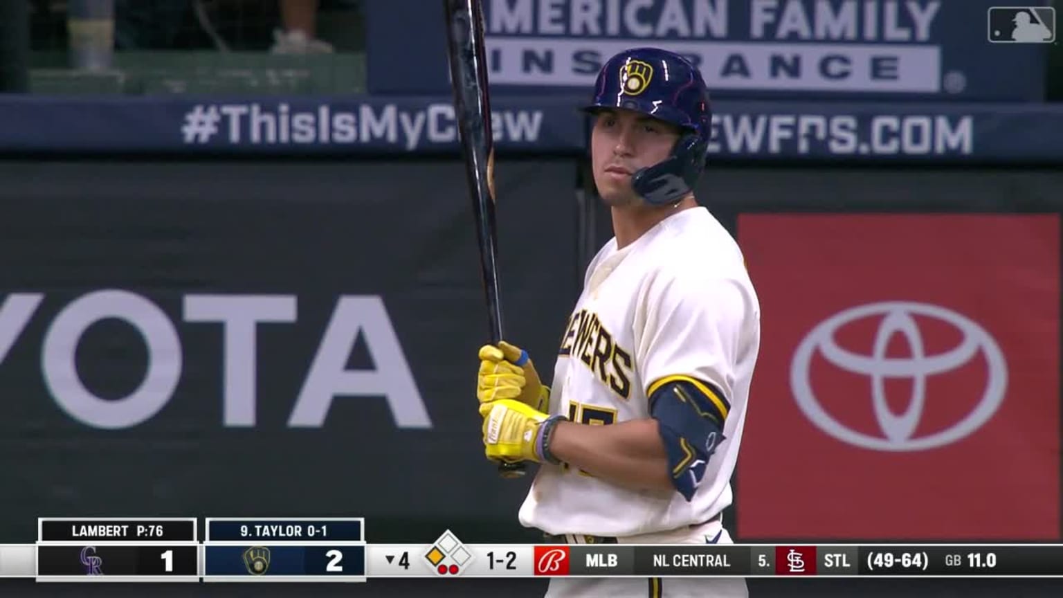 Tyrone Taylor sharply lines an RBI single to left | 08/07/2023 ...