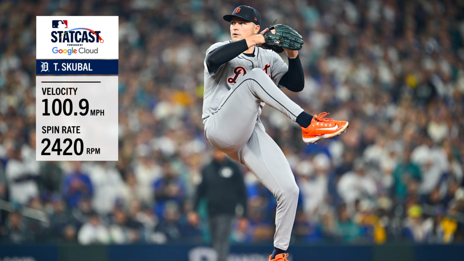 Skubal tallies several 100 mph+ strikeouts in Game 5 | 10/10/2025 | MLB.com