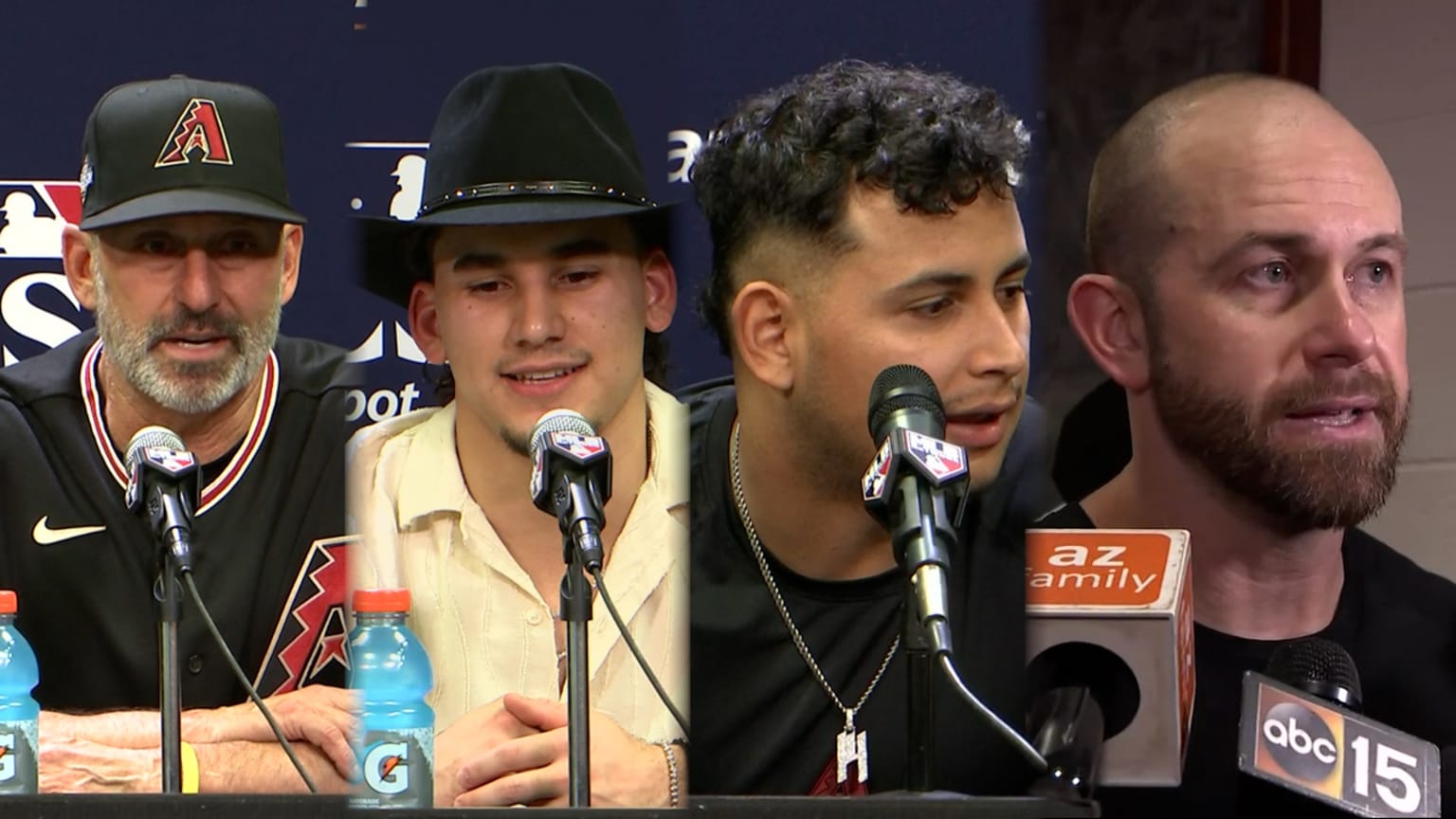 Members of the D-backs discuss Game 4 comeback win | 10/20/2023 ...