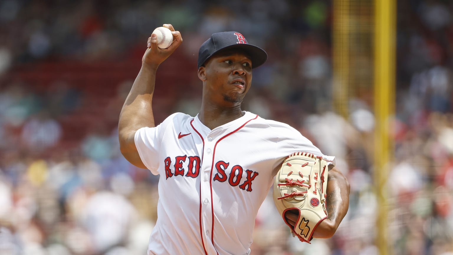 Brayan Bello strikes out three over 6 1/3 innings | 07/14/2024 | Boston ...