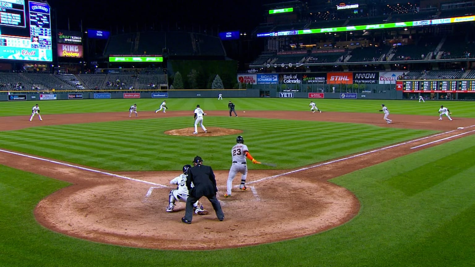 Joc Pederson hits an RBI single into center field | 09/21/2022 | San ...
